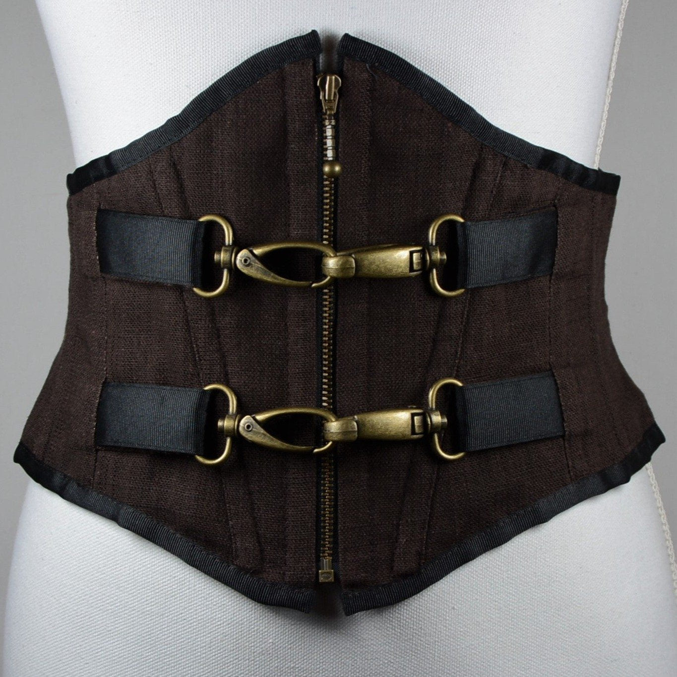 W20 Karen Linen - waspie corset – E&L by LUNDQVIST - FLOWERS